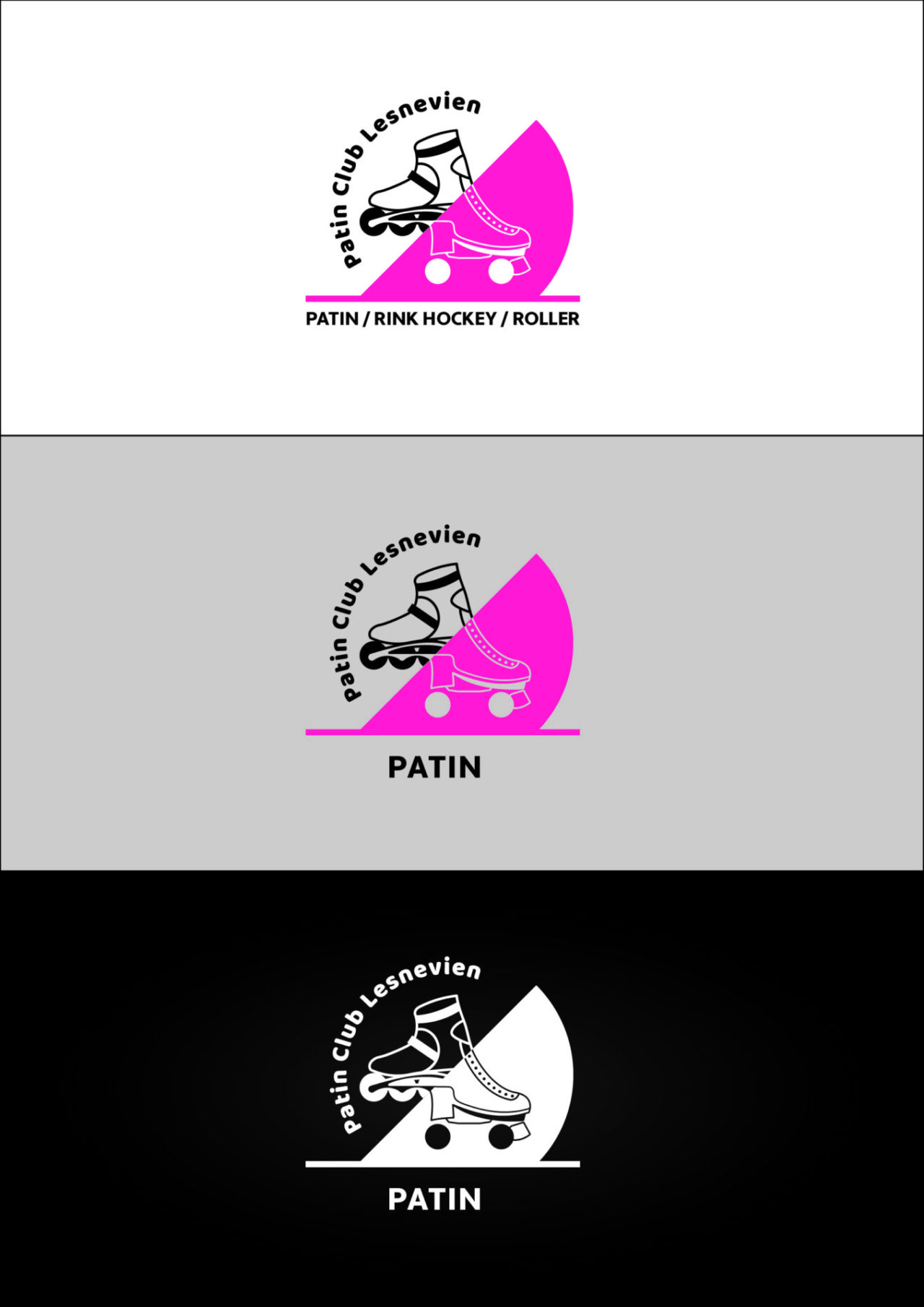 Refonte du logo du Patin Club Lesnevien